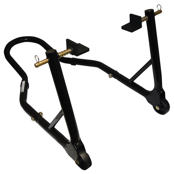 MotoGP Round Tubing Rear Track Paddock Stand - Black - Bikerswear